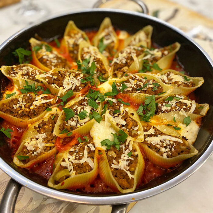 Chef Cristina Haaland | Conchiglione Recheado